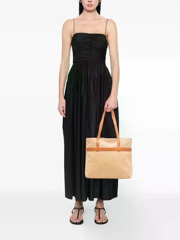 Celine 2001 Macadam Coated Canvas Tote Bag