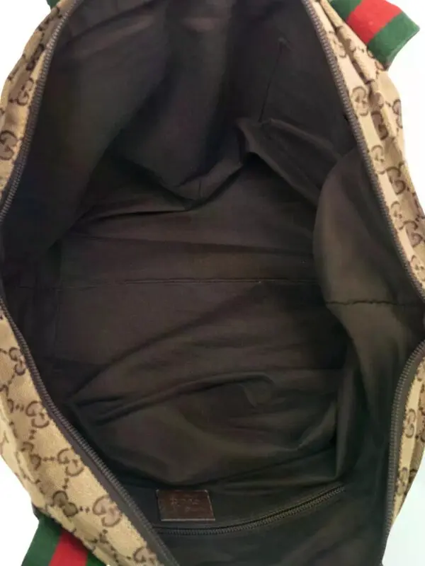 Gucci Gg Canvas Web Tote Bag - Neutrals