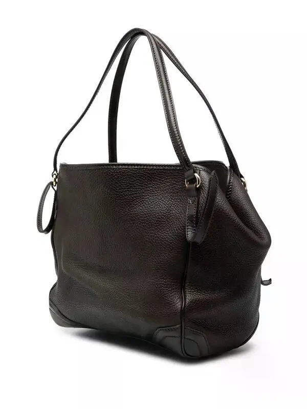 Burberry Small Grained Calfskin Canterbury Tote Bag - Brown