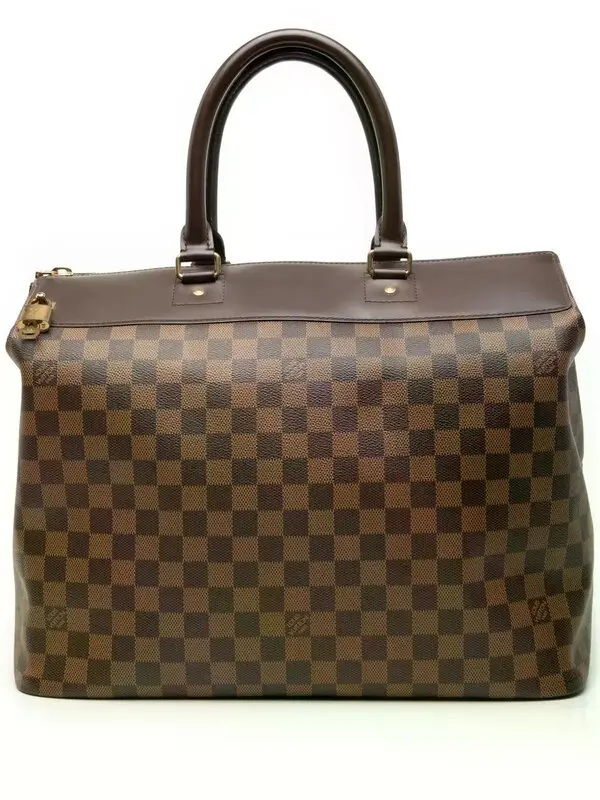 LOUIS VUITTON Damier Ebene Greenwich Pm Travel Bag