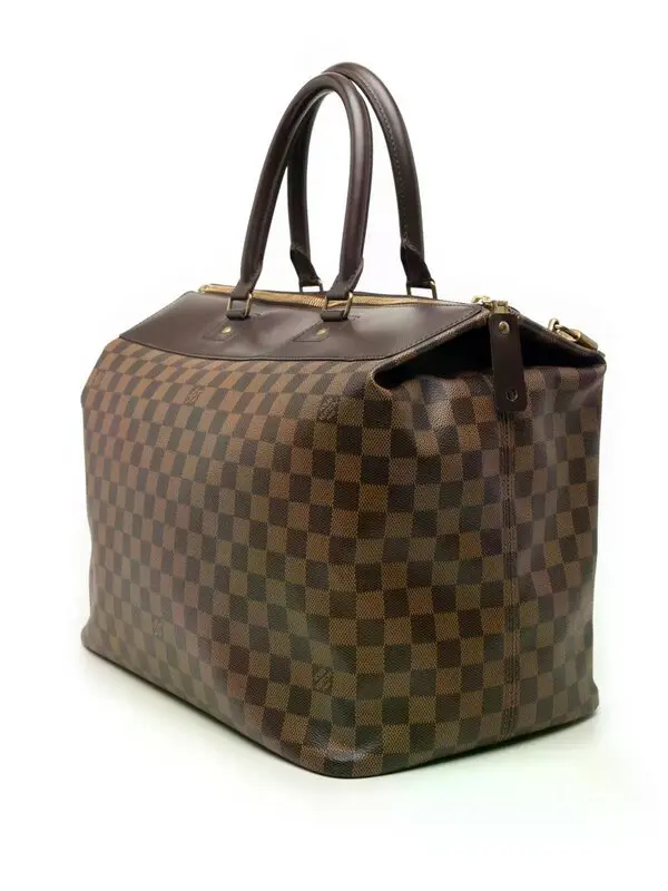 LOUIS VUITTON Damier Ebene Greenwich Pm Travel Bag