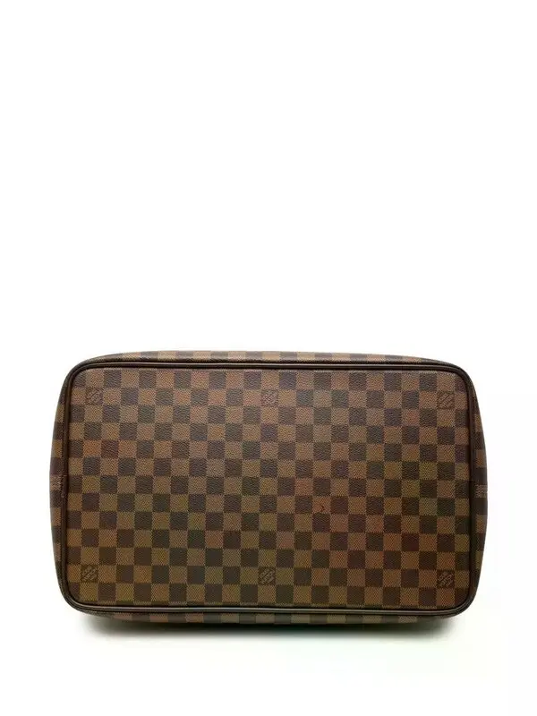 LOUIS VUITTON Damier Ebene Greenwich Pm Travel Bag