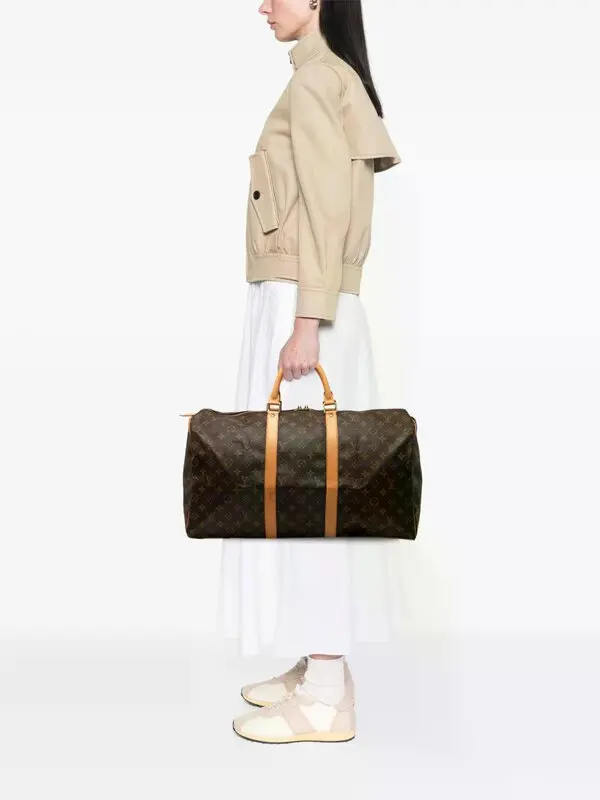 LOUIS VUITTON 2004 Monogram Keepall 50 Travel Bag