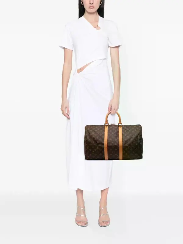 LOUIS VUITTON 1994 Monogram Keepall 45 Travel Bag - Brown