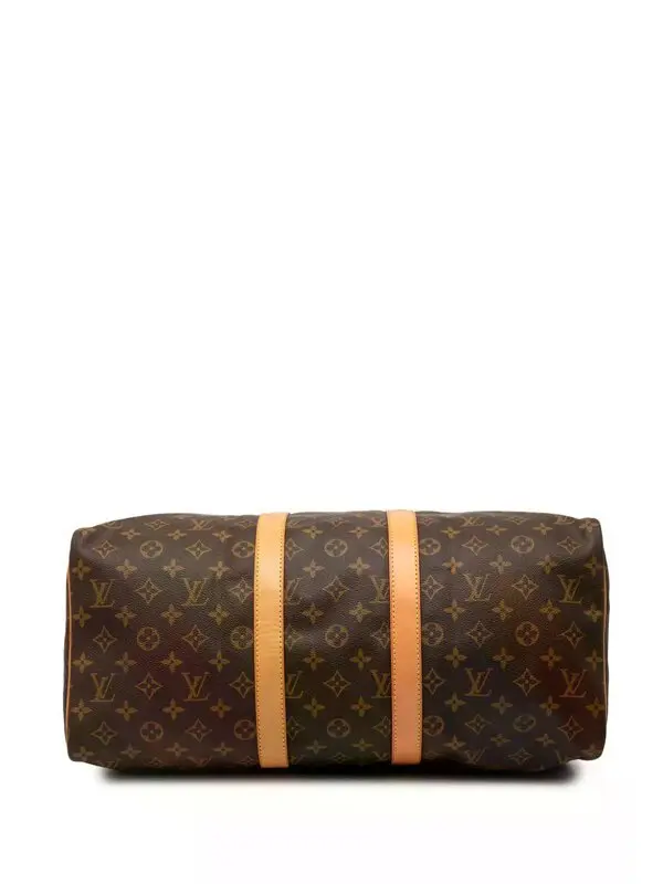 LOUIS VUITTON 1994 Monogram Keepall 45 Travel Bag - Brown