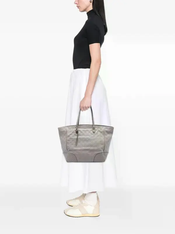 Gucci Ssima Bree Tote Bag - Grey