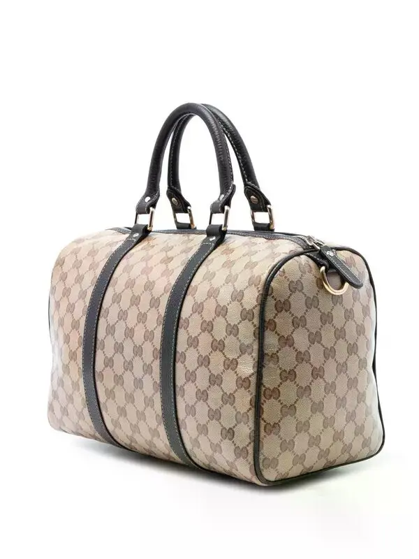 Gucci Gg Crystal Joy Boston Bag - Neutrals