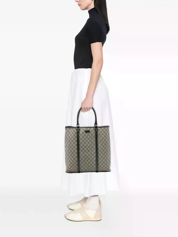 Gucci Gg Supreme Joy Vertical Tote Bag - Neutrals