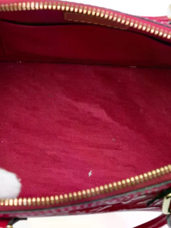 LOUIS VUITTON 2014 Monogram Vernis Alma Bb Satchel - Pink