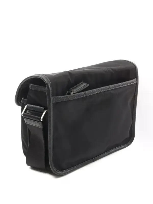 Prada Tessuto Zip Buckle Messenger Bag