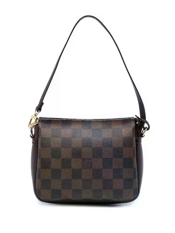 LOUIS VUITTON 2005 Damier Ebene Trousse Pochette Handbag