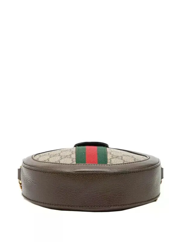Gucci Gg Supreme Ophidia Round Crossbody Bag