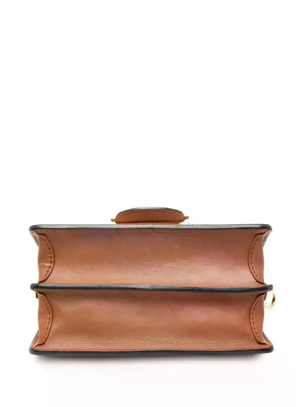 LOUIS VUITTON 2019 Taurillon Mini Dauphine Satchel - Black