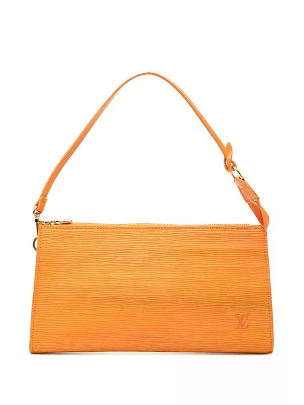 LOUIS VUITTON 2004 Epi Pochette Accessoires - Orange