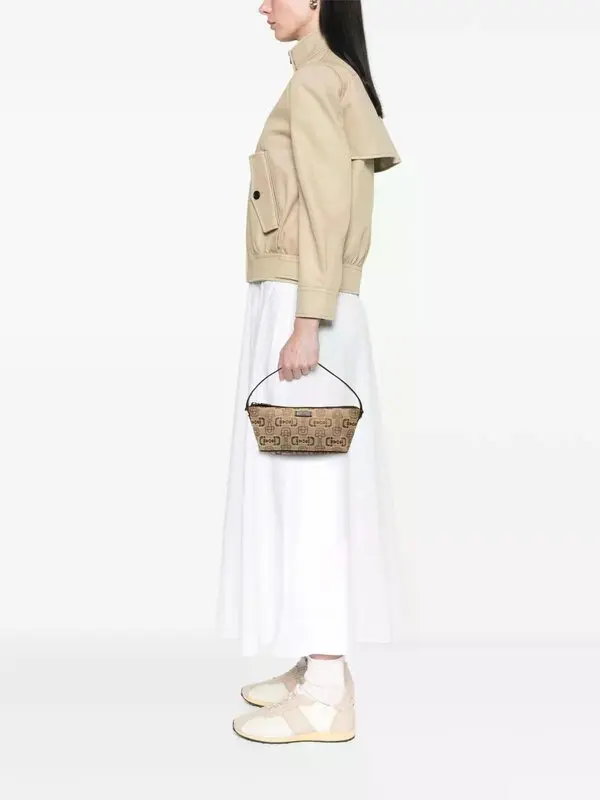 Gucci 2000-2015 Printed Canvas Horsebit Boat Bag