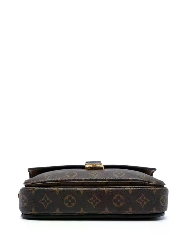 LOUIS VUITTON Monogram Reverse Pochette Metis Satchel 2021-2025 - Brown