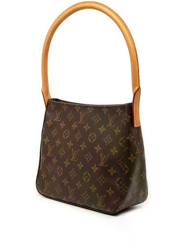 LOUIS VUITTON 2002 Monogram Looping Mm - Brown