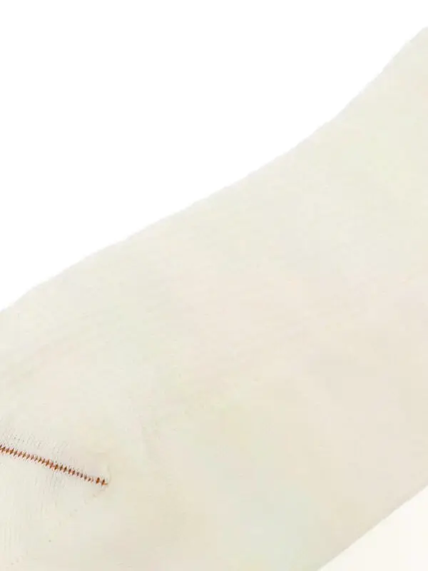 Zegna Microtexture Ankle Socks - Neutrals