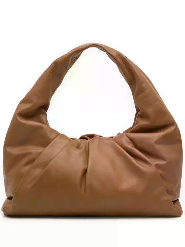 Bottega Veneta 2012-2026 Lambskin The Pouch Shoulder Bag - Brown