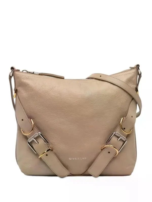 Givenchy Small Leather Voyou Crossbody Bag - Neutrals