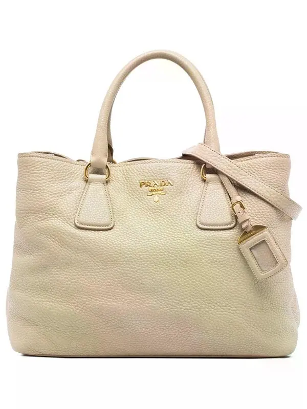 Prada Vitello Daino Convertible Tote Satchel