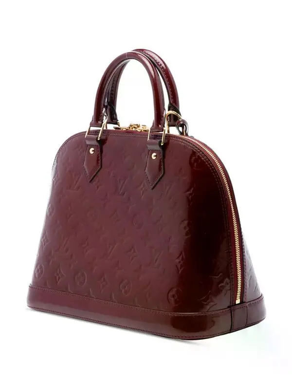 LOUIS VUITTON 2014 Monogram Vernis Alma Pm Handbag