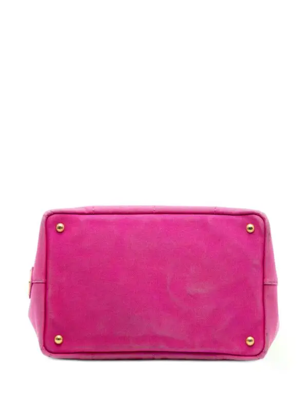 Prada Canapa Logo Satchel 2013-2025 - Pink