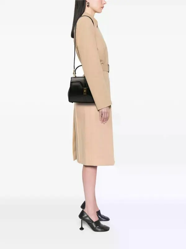 Celine 2019 Small Leather 16 Satchel - Black