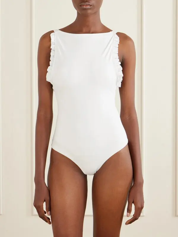 Kiki De Montparnasse Louise Ruched Swimsuit
