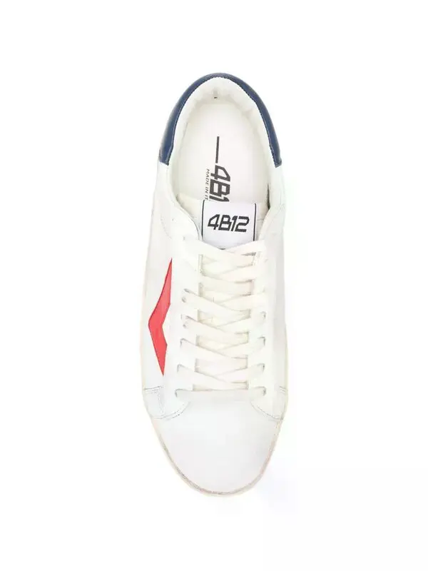 4B12 Suprime Leather Sneakers