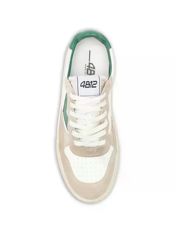 4B12 Hyper Panelled Sneakers - White