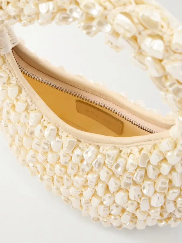 Staud Reef Beaded Bag - Neutrals