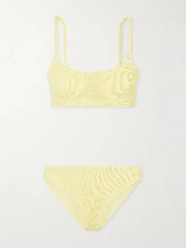 Hunza G Phoebe Original Crinkle Bikini - Yellow