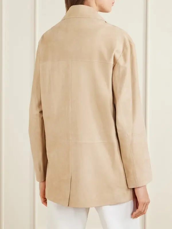 ARMA Sendy Suede Jacket - Neutrals