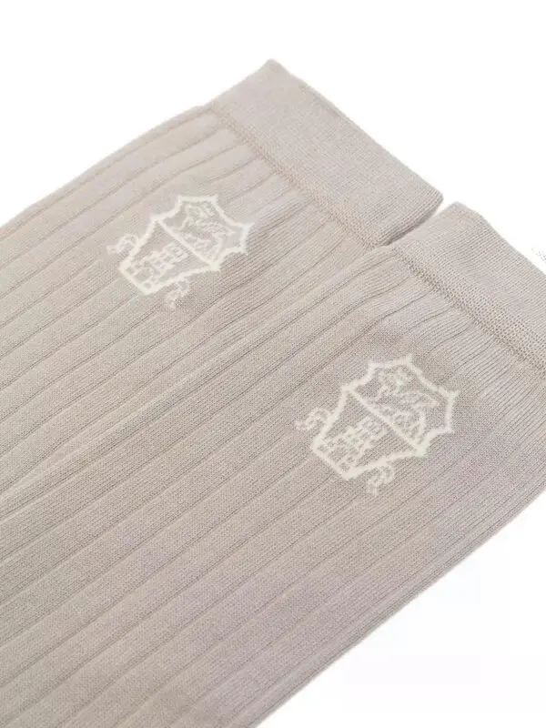 Brunello Cucinelli Ribbed Knit Socks