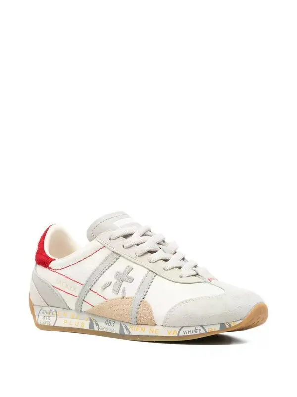 Premiata Jackyx Panelled Sneakers - Neutrals