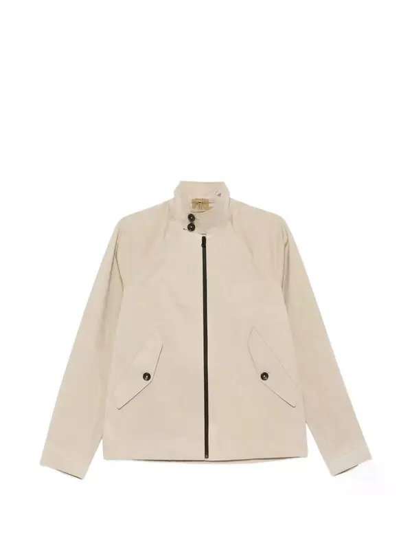 TEN C Tyne High-neck Raglan-sleeve Jacket