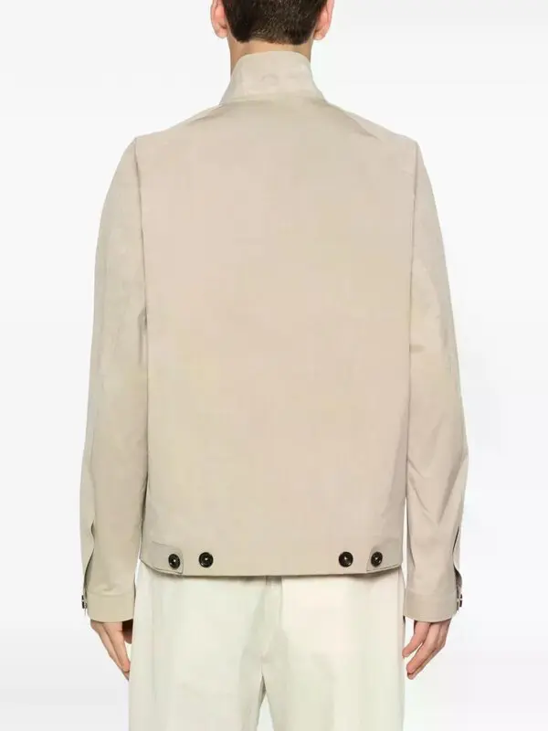 TEN C Tyne High-neck Raglan-sleeve Jacket