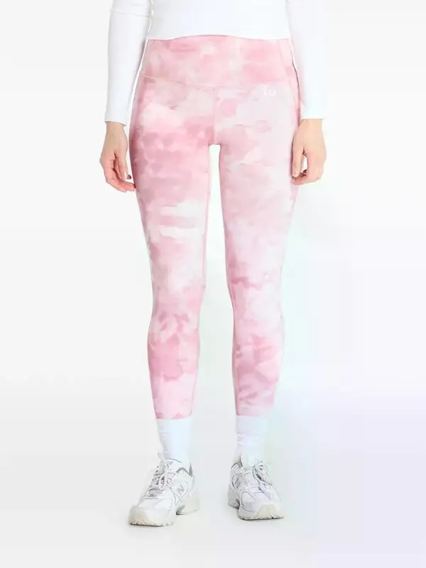 Roxy Wide Awake Cloud-dye Logo-print Leggings