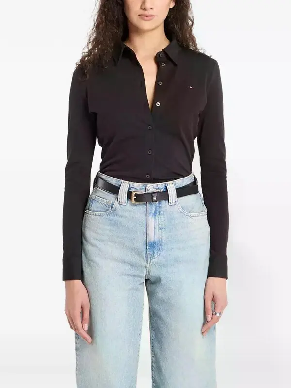 Tommy Hilfiger Logo-patch Long-sleeve Shirt