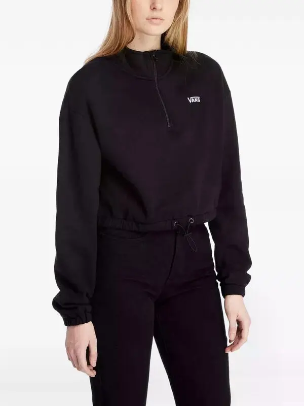 VANS Cropped Zip-up Sweatshirt