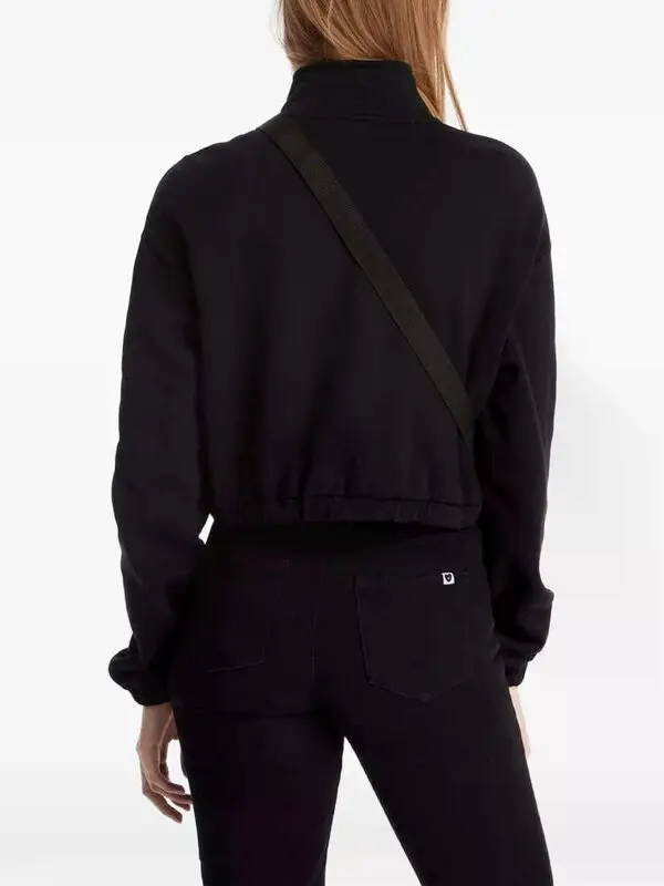 VANS Cropped Zip-up Sweatshirt