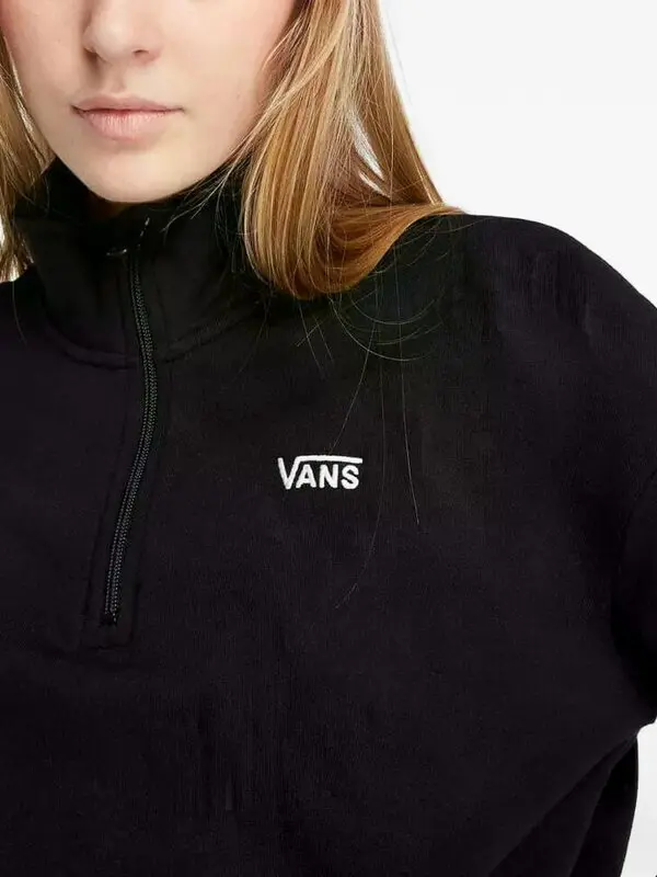 VANS Cropped Zip-up Sweatshirt