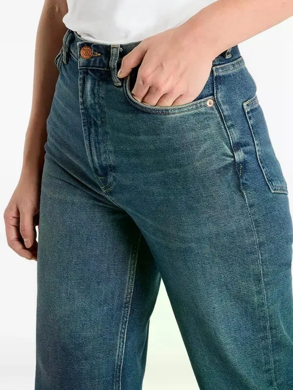 SAMSOE SAMSOE Faded Wash Five-pocket Jeans