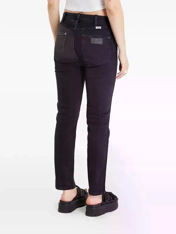 Wrangler Slim-cut Jeans With Logo Patch