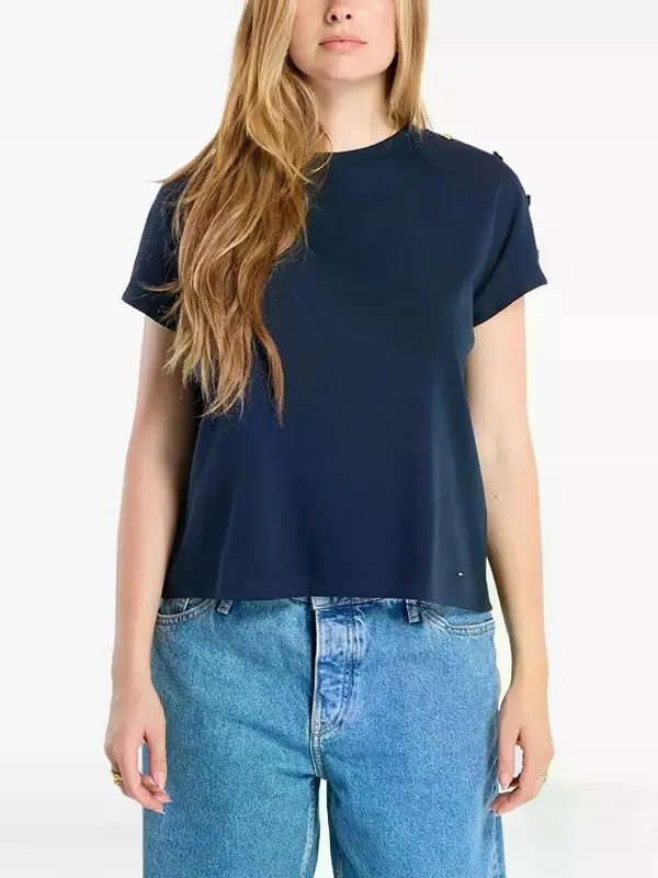 Tommy Hilfiger Button-detail T-shirt