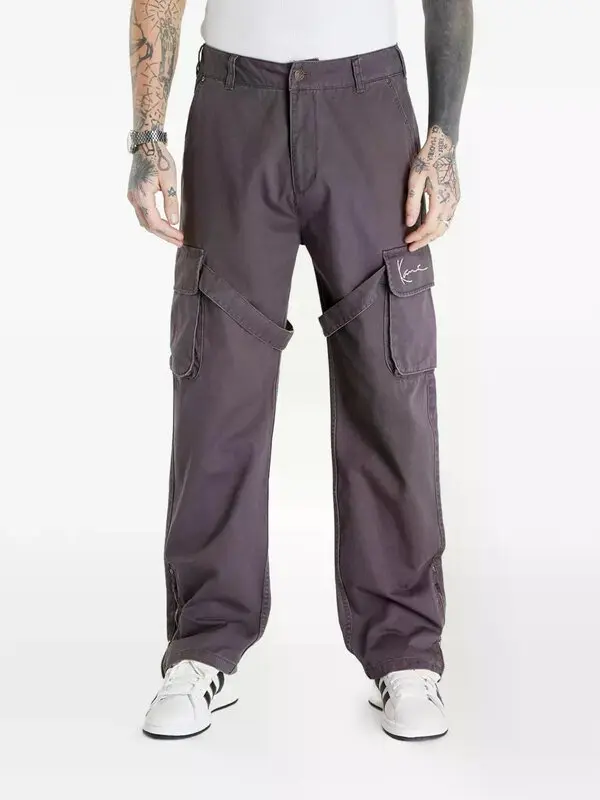 KARL KANI Strap Detail Cargo Trousers