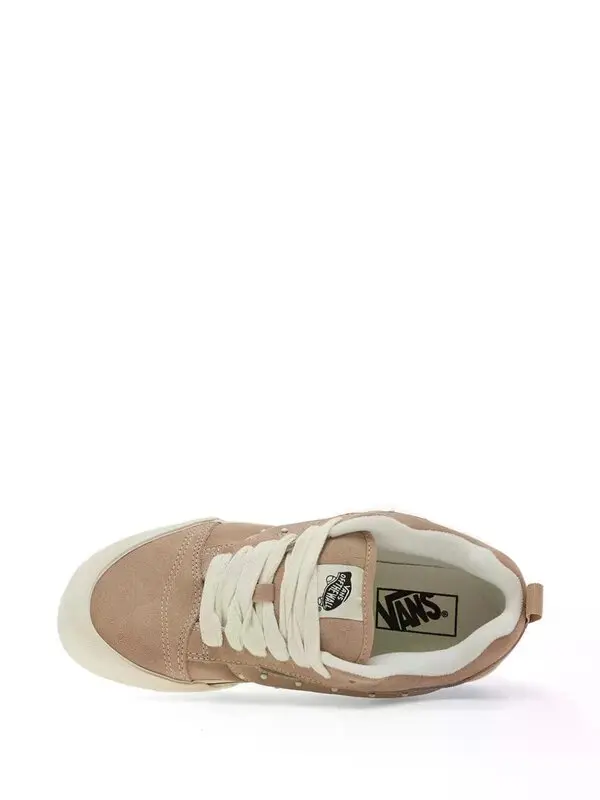 VANS Knu Skool Embellished Suede Sneakers - Pink