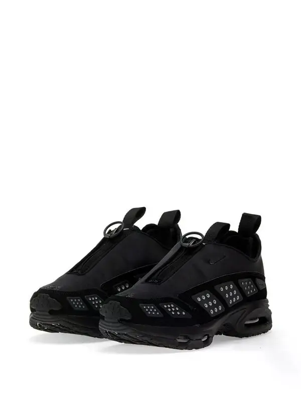 Nike Air Max Zip-front Sneakers - Black