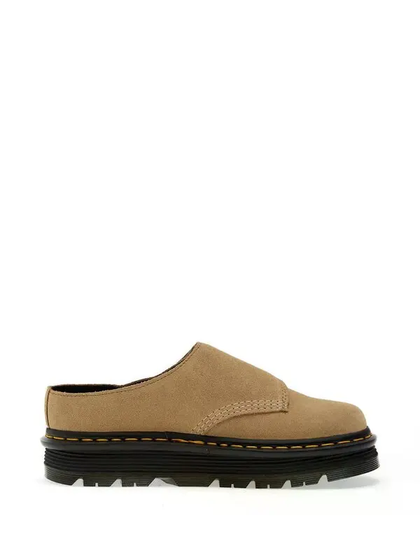 Dr. Martens Zebzag Anywair Touch-strap Suede Sneakers - Neutrals